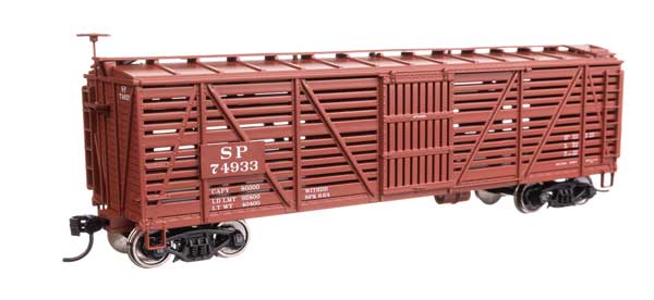 Walthers Mainline 910-41468 HO Scale 40' Wood Stock Car RTR SP #74933 ...