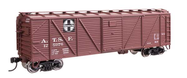 Walthers Mainline 910-40354 HO Scale 40' ARA Boxcar RTR Santa Fe ...