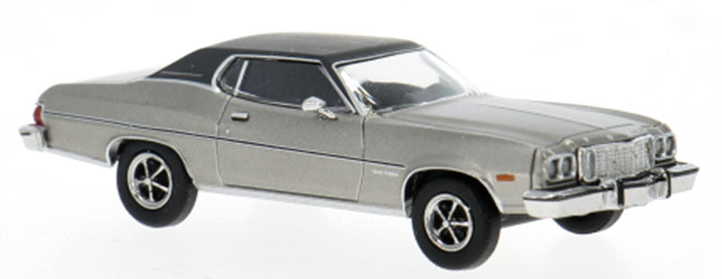 Brekina 19734 1/87 1976 Ford Gran Torino Green Diecast Sedan – Black ...