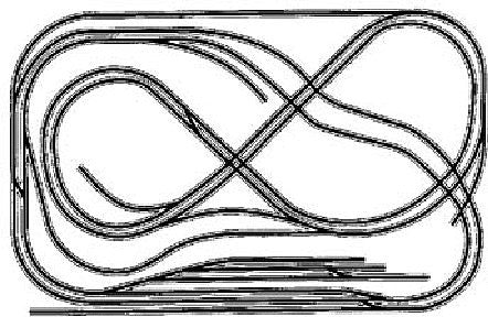 Atlas Model Railroad 11018 N Scale Code 80 Layout Package (Black Ties ...